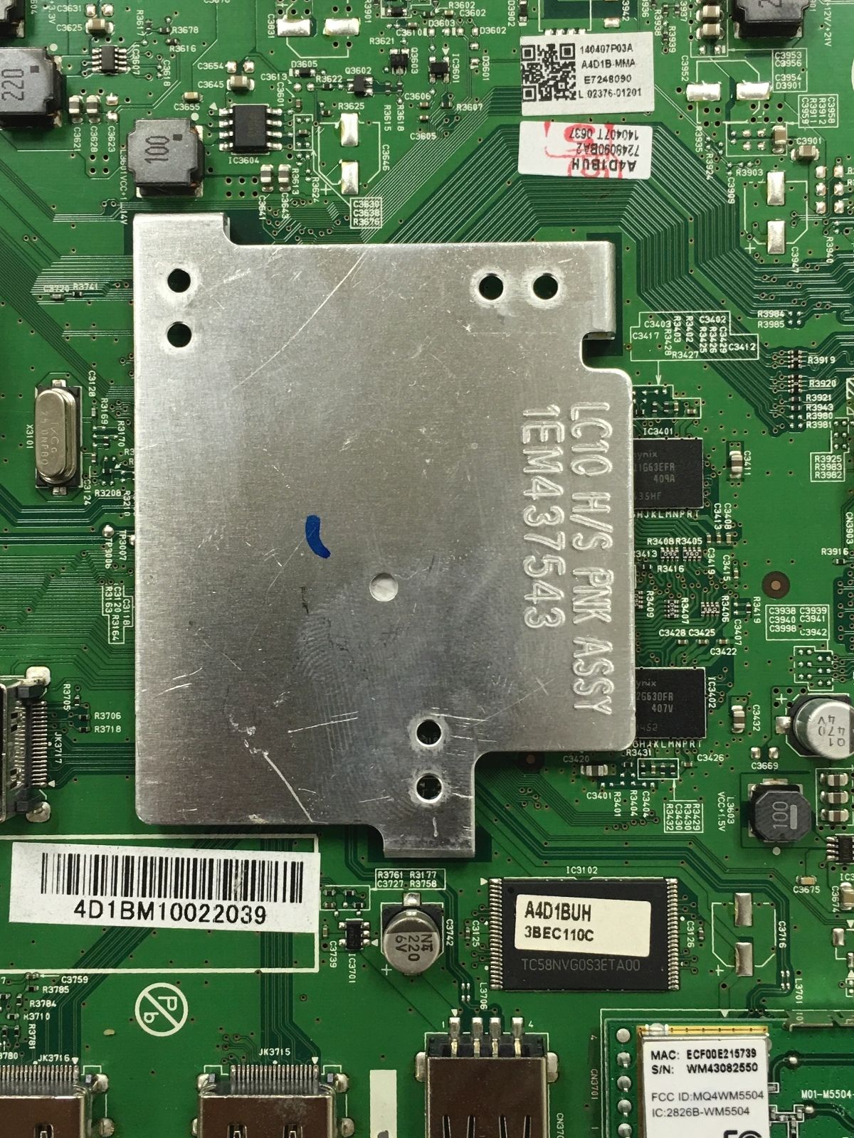 Philips A4D1BMMA-001 Digital Main Board for 49PFL4609/F7 (DS1/DS2 ...
